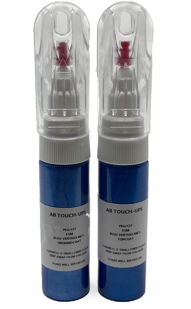 PEUGEOT/CITROEN ESM Bleu Vertigo Met Three Stage Touch Up Paint Pens ...
